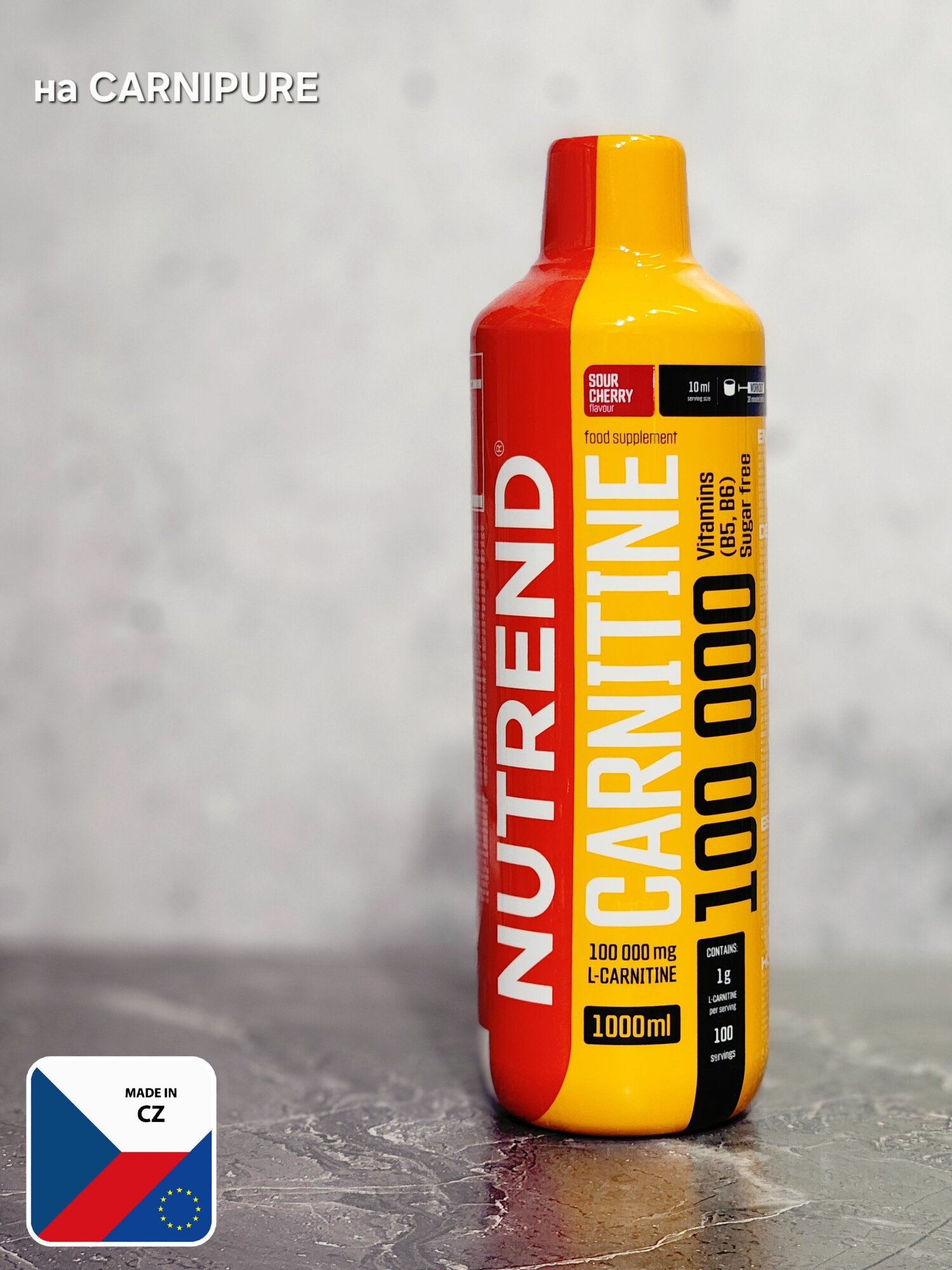 Nutrend - Carnitine 100000 (1000 мл) со вкусом Кислая вишня