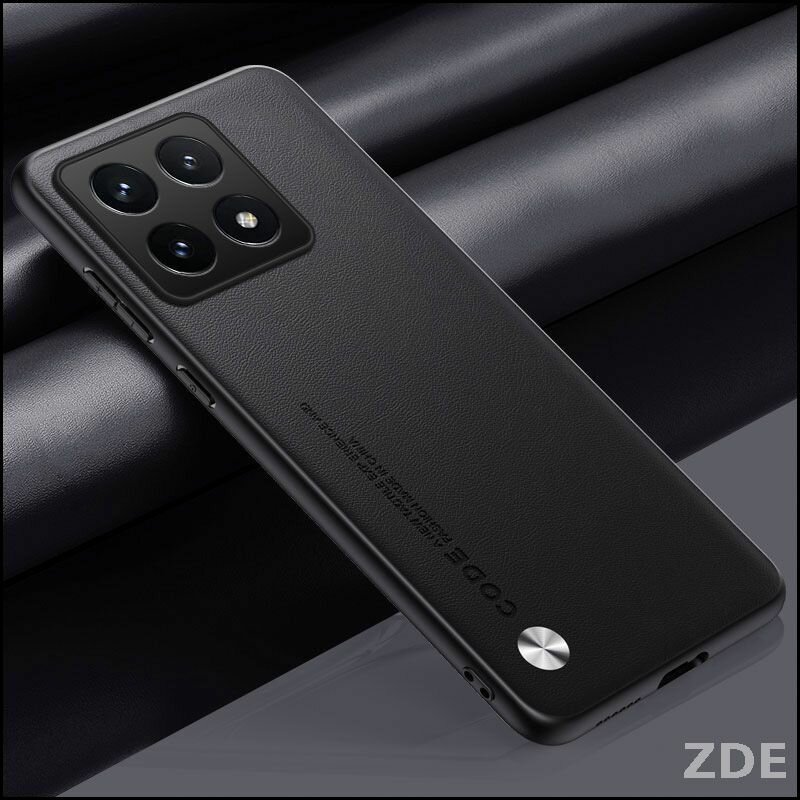 Чехол для Xiaomi 14T / Сяоми 14Т, противоударный, усиленный, кожа