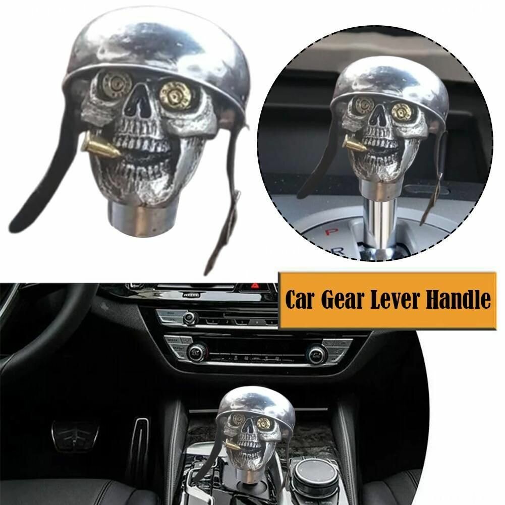 Ручка рычага переключения передач с головкой черепа для автомобиля