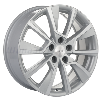 Литой колесный диск Khomen Wheels KHW1802 (Changan/Geely/Lexus/Suzuki/Toyota) 7x18/5x114,3 ET45 D60,1 F-Silver-FP
