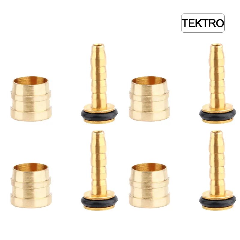 TEKTRO игла для тормозов, 4 пары, медная