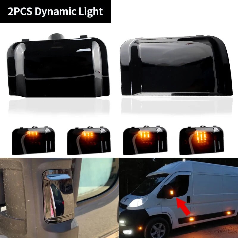 Динамический поворотник для Peugeot Boxer, Ducato, Jumper