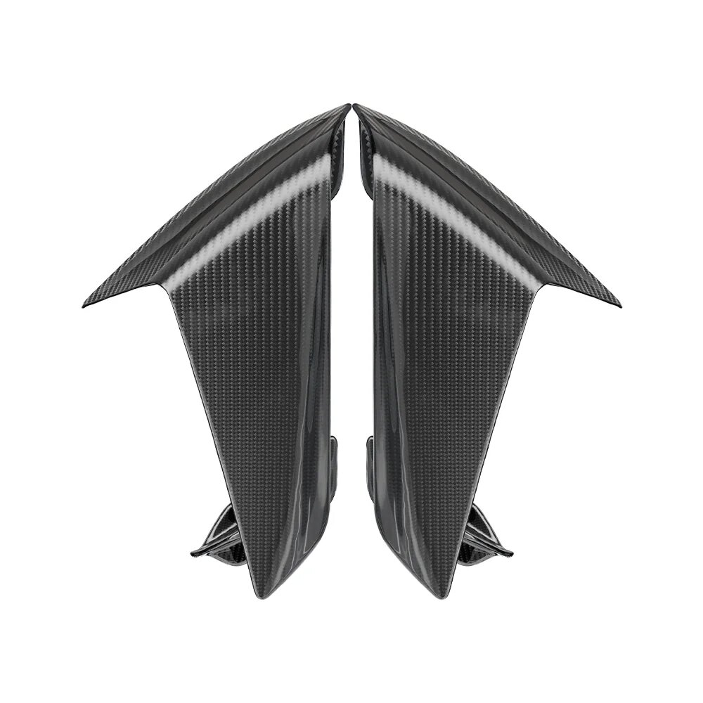 Для Honda CBR1000RR CBR1000 RR 2017-2019 2018, мотоциклетное аэродинамическое фиксированное крыло из углеродного волокна, боковой спойлер, обтекатель фиксированного крыла Carbon fiber