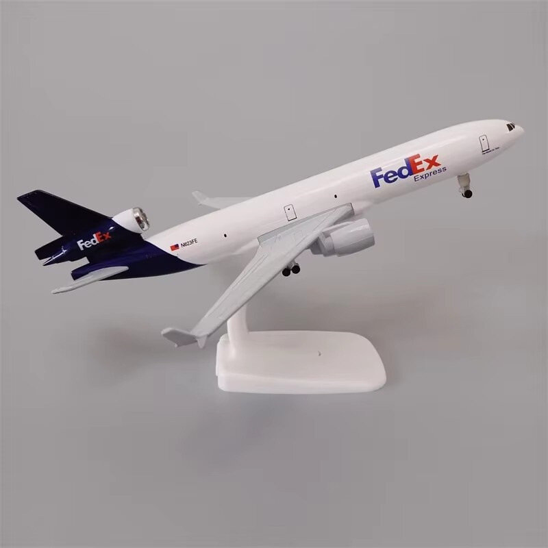 47CM Федеральный авиационный грузовой самолет 1:157 B777 FedEx Модель самолета из сплава B777 Симуляция модели самолета