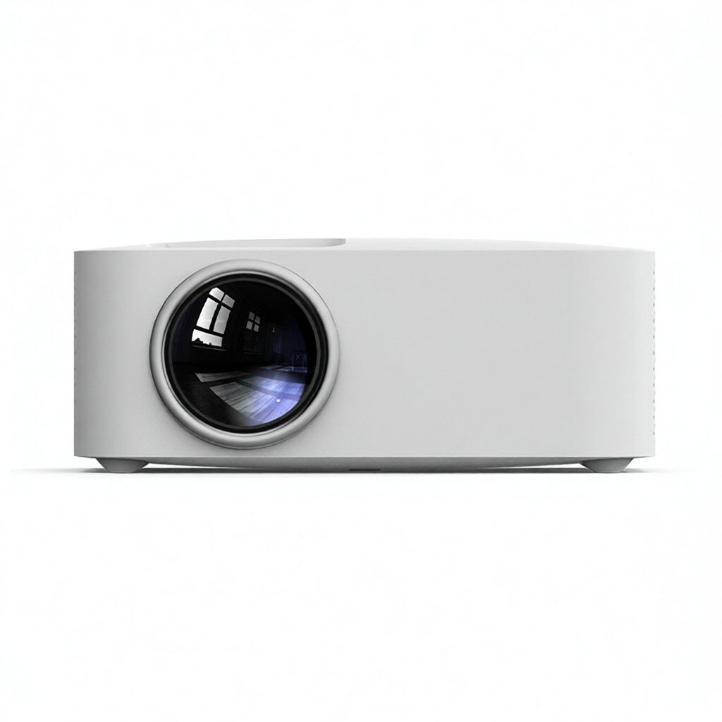 Проектор Wanbo X1 OSD Global Version White 1080P LCD 1280*720 5000 LED 20000 Hours 40-120 дюймов 16:9 USB 2.0 AV Audio HDMI MediaTek AC 100-240V EU Plug 220*185*80 mm 1236 g iOS Android