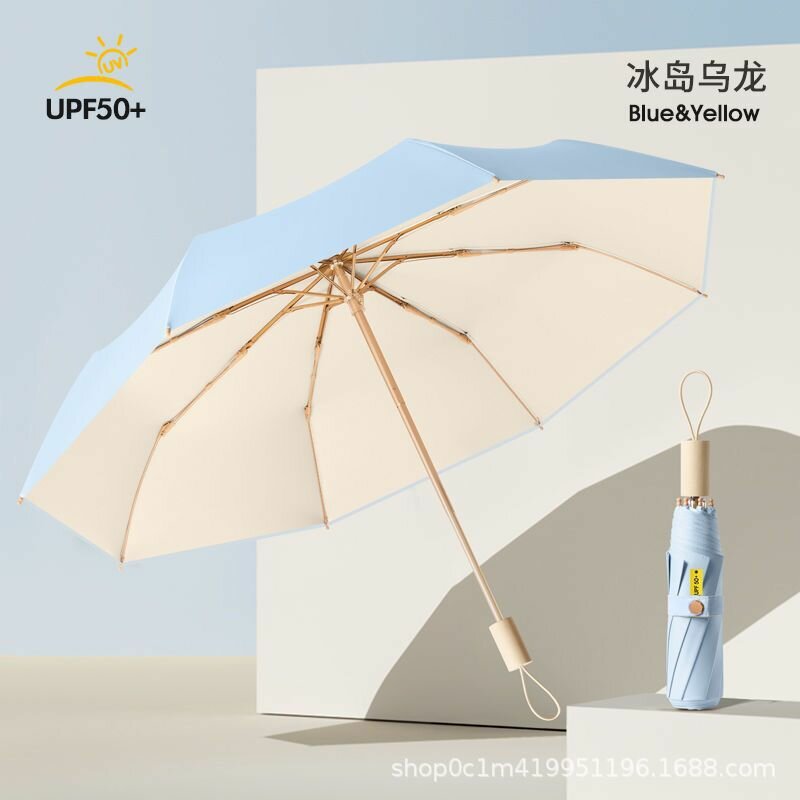 Большой зонт, сверхбольшой и толстый, ветроустойчивый и солнцезащитный, двойного назначения для солнца и дождя, женский зонт с защитой от УФ-излучения, оптовая продажа