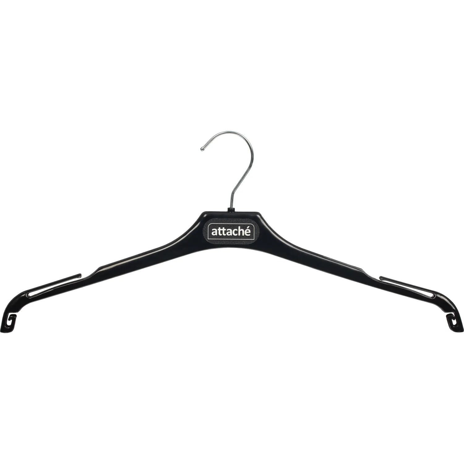 Вешалка-плечики VP_легкая Attache С019 (44), для блузок пласт, черн, р.44-46
