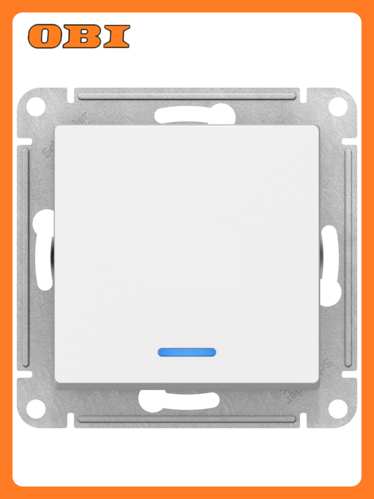 Выключатель Schneider Electric "Atlas Design" ATN000113, 1 клавиша, белый, с индикатором