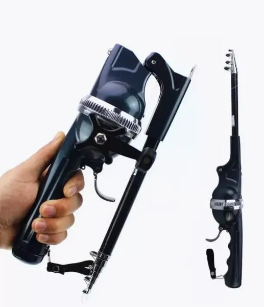 Удилище Instant Fisherman от RapidFish, 110 см, до 20 гр, спиннинговое, композитный материал, голубой