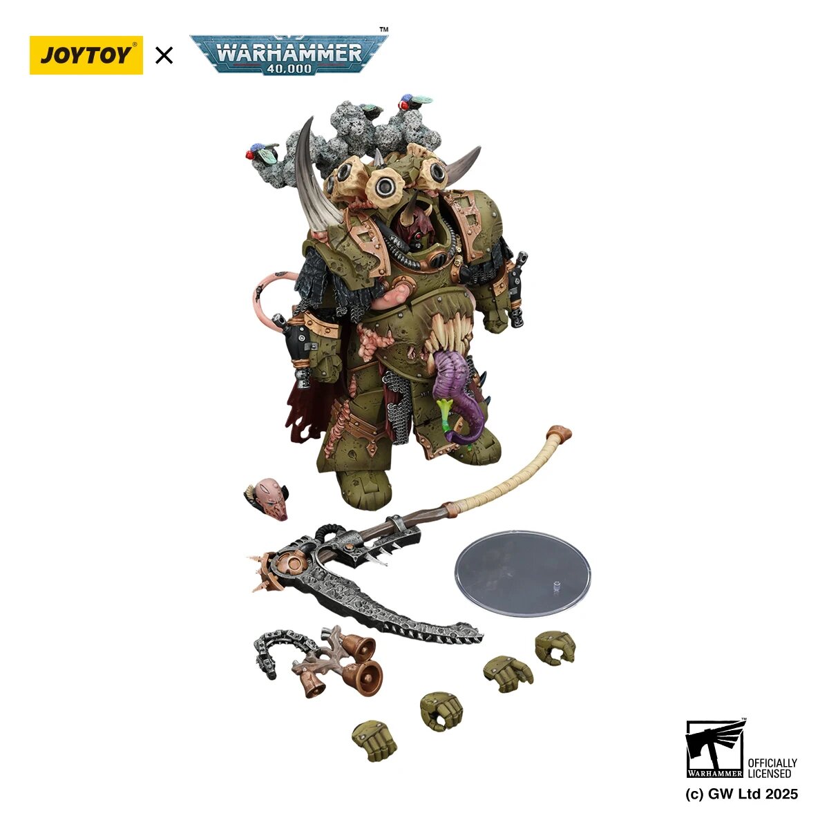 JOYTOY Warhammer 40K Death Guard Terminator Champion фигурка