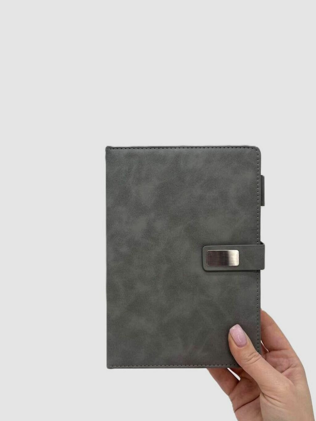 Блокнот А5 в линейку 170 л серый (8412-5-xd07)