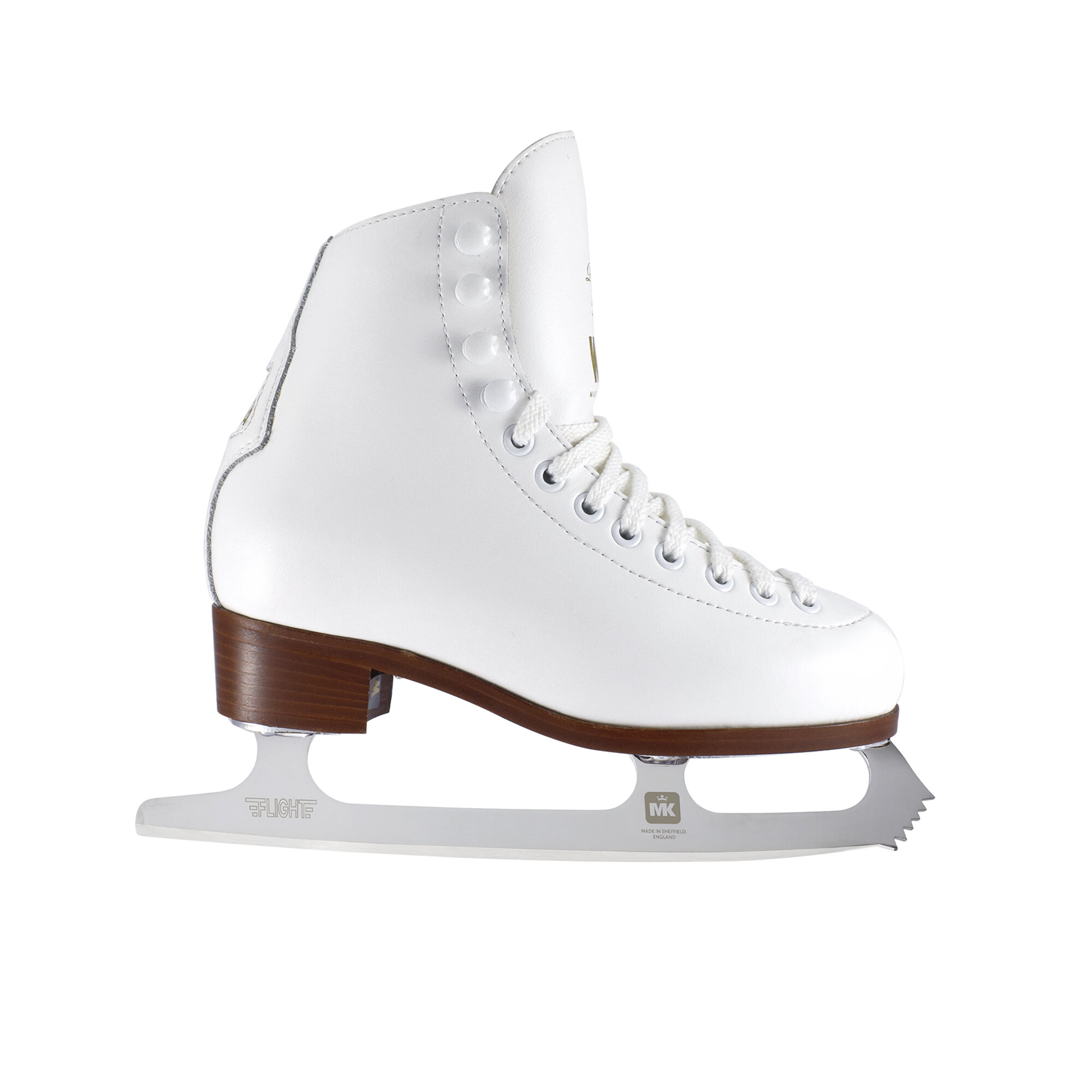 Коньки Wifa Prima Set, фигурное катание, белые, королевский, Австрия