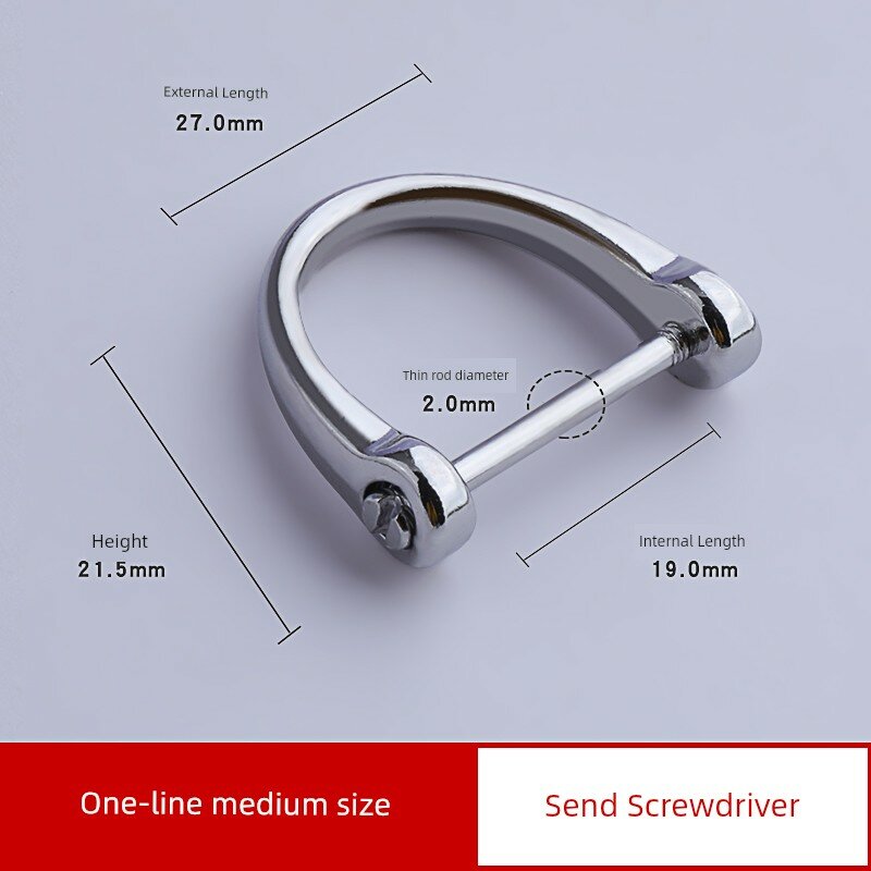 Брелок-подвеска из титанового сплава и нержавеющей стали в форме подковы для ключей, аксессуар для женщин и мужчин,