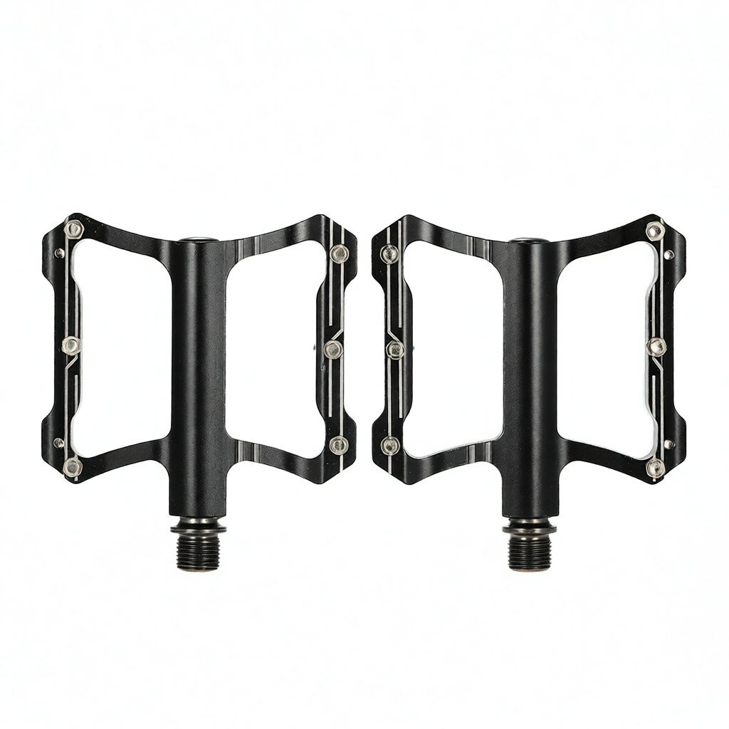 GC008 Педали для велосипеда BMX Aluminum Alloy 6061 Платформа 84*99*16mm 9/16 резьба запрессованные подшипники 6 съемных штифтов CR-MO ось Черный Серый Красный 1 пара