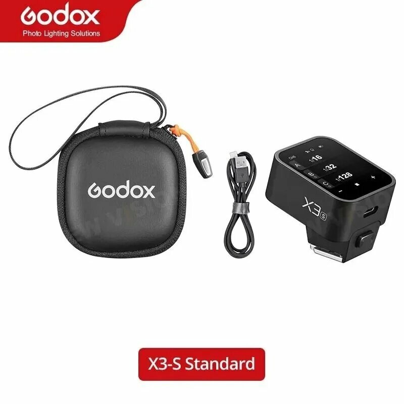 Синхронизатор камеры и вспышки Godox X3-S Беспроводной передатчик TTL HSS с триггером вспышки 2.4G с сенсорным OLED-экраном для Sony