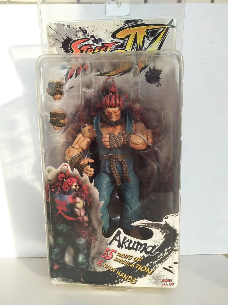 NECA Street Fighter Street Fighter Long Кен Гули Акума Чун-Ли 7-дюймовая подвижная фигурка куклы