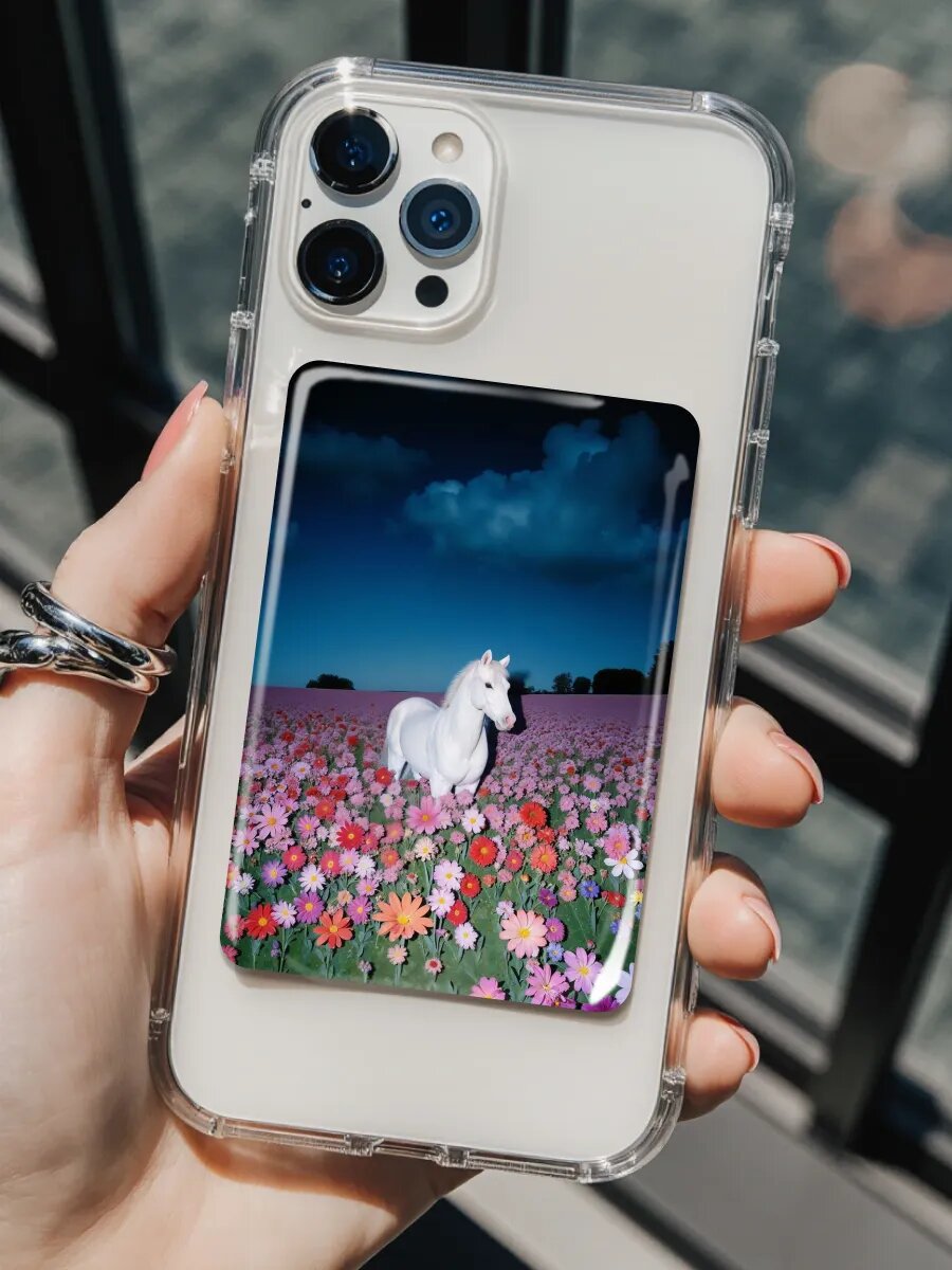 3D стикер на телефон большой Эстетика