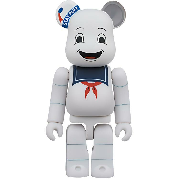 BE@RBRICK STAY PUFT Marshmallow MAN Призрак Busters Хлопковая конфета Призрак Puft Прозрачный слепой бокс на карточке null