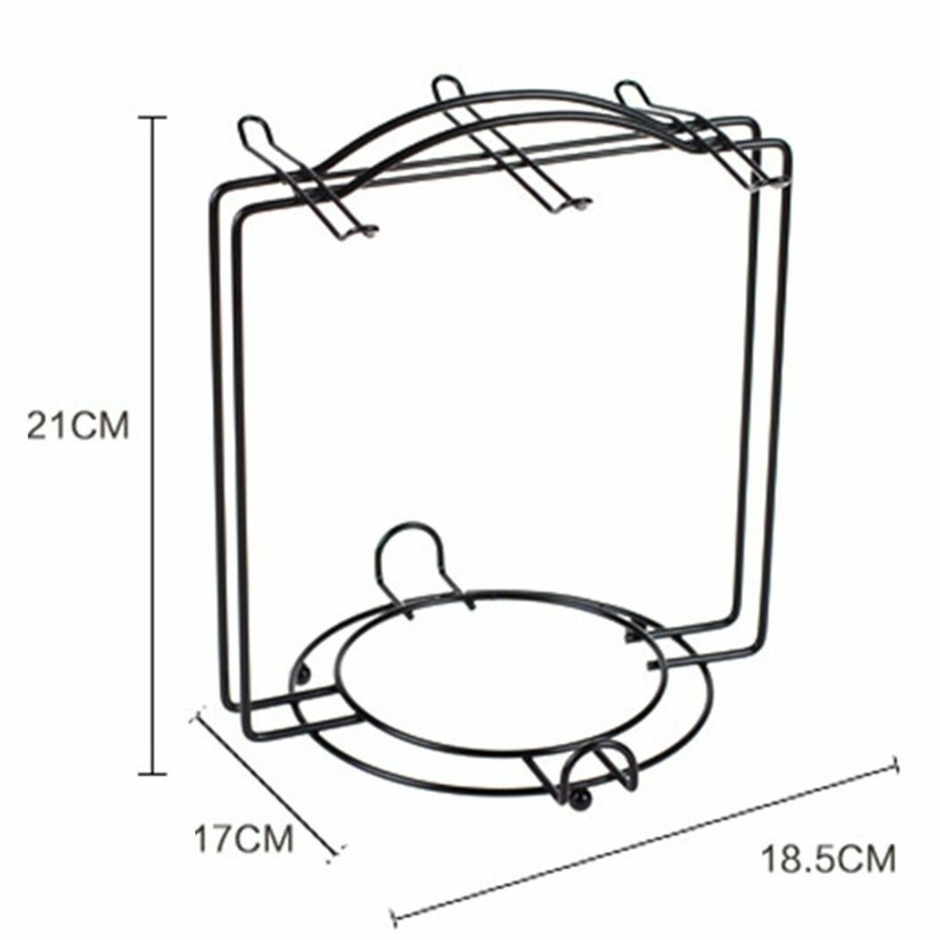 Подставка для хранения кружек, чашек и тарелок из нержавеющей стали, вешалка для кухни