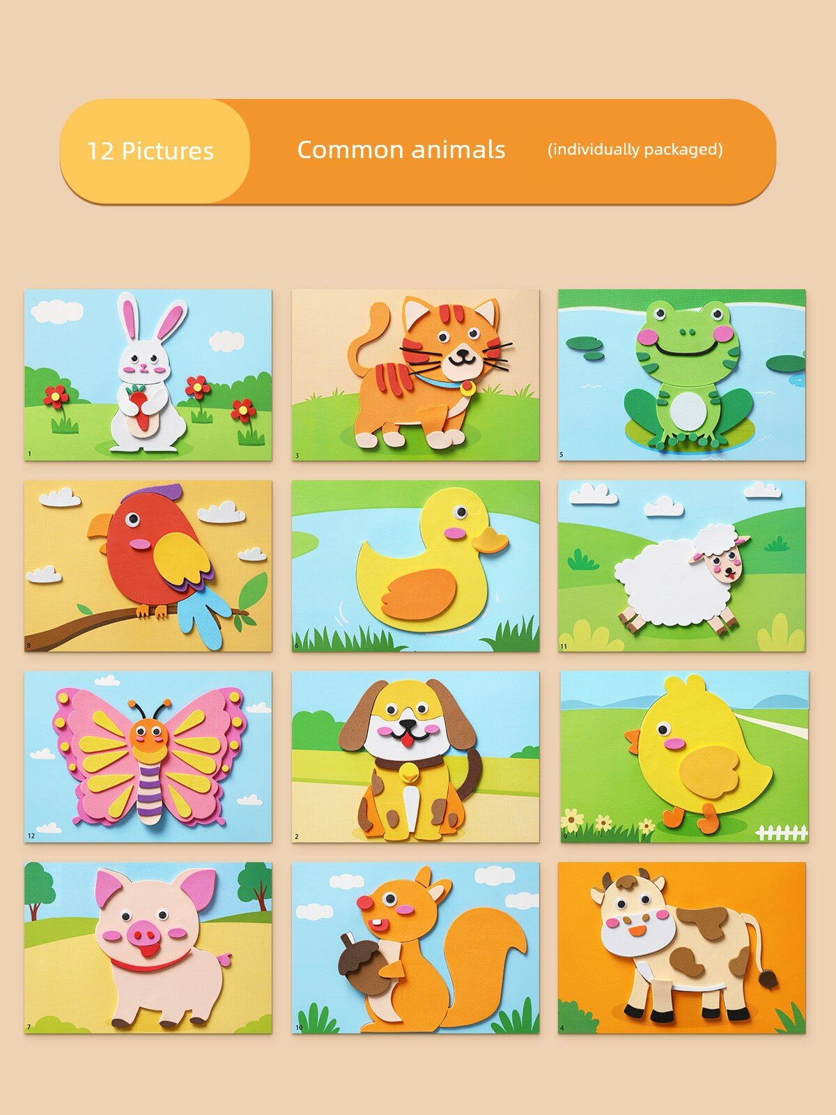 Набор для творчества для девочек: 3D-коллаж, рисование, стикеры, материалы для детского сада, DIY-игрушки ручной работы