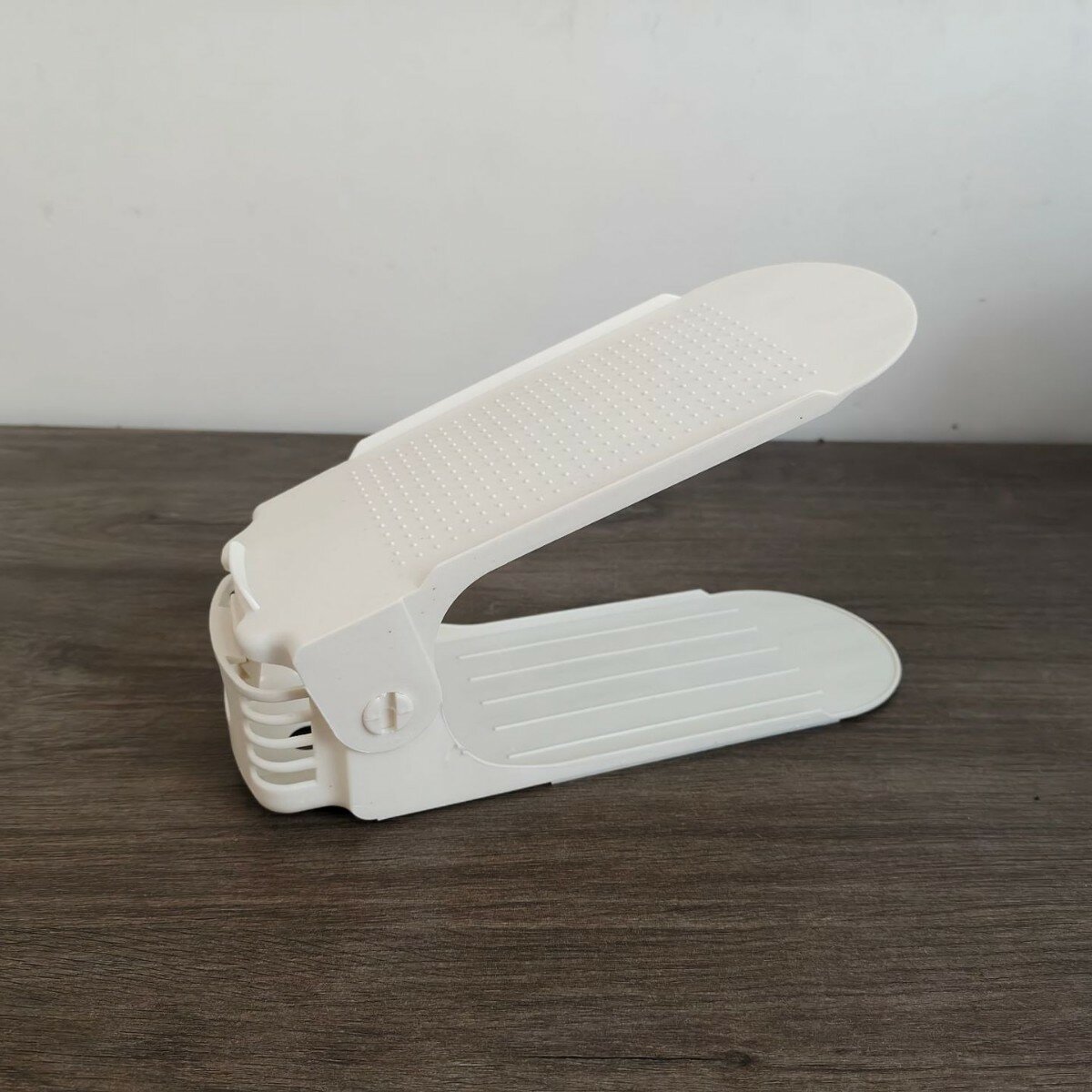 Регулируемая обувная полка, двухъярусная стойка для хранения обуви, органайзер для обуви, экономия пространства, обувная полка для общежития, DIY обувная полка