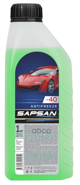 Антифриз Green Sapsan Юг (1кг) Sapsan арт. 60001