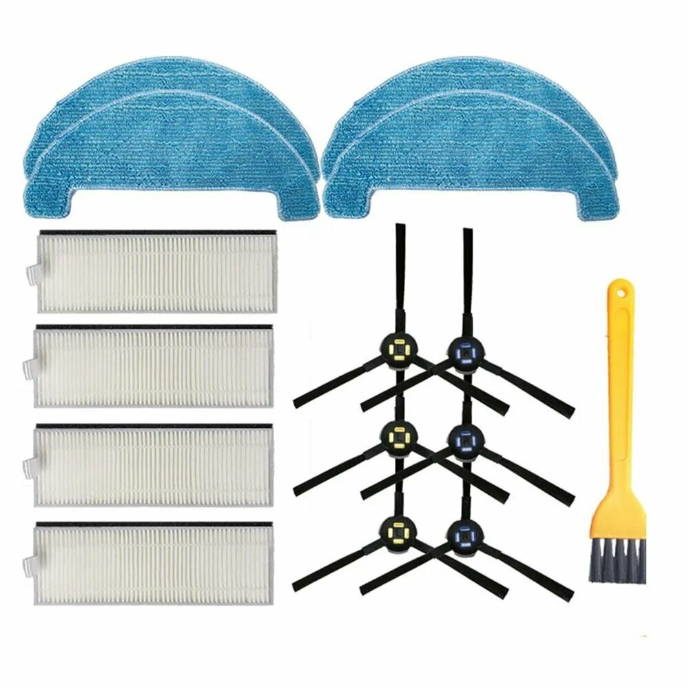 Запасные части для пылесоса A7 A9S / DEXP LF800 Genio Deluxe 500 с боковыми щетками и фильтрами