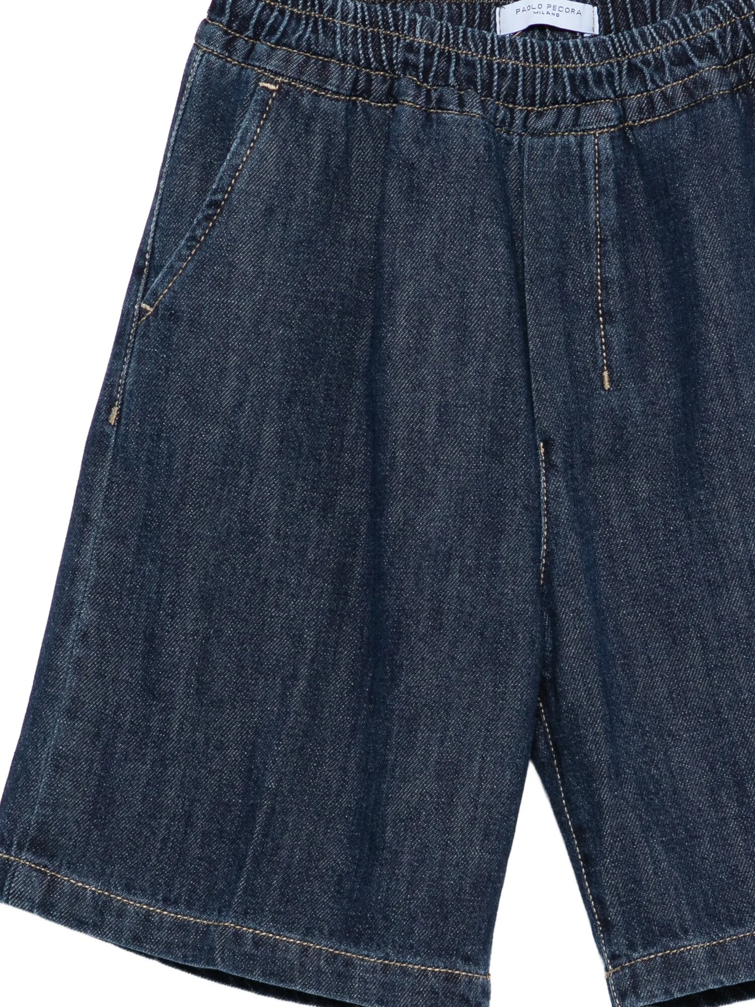 Шорты Paolo Pecora Elasticated denim shorts, размер 10 лет, синий — фото 1