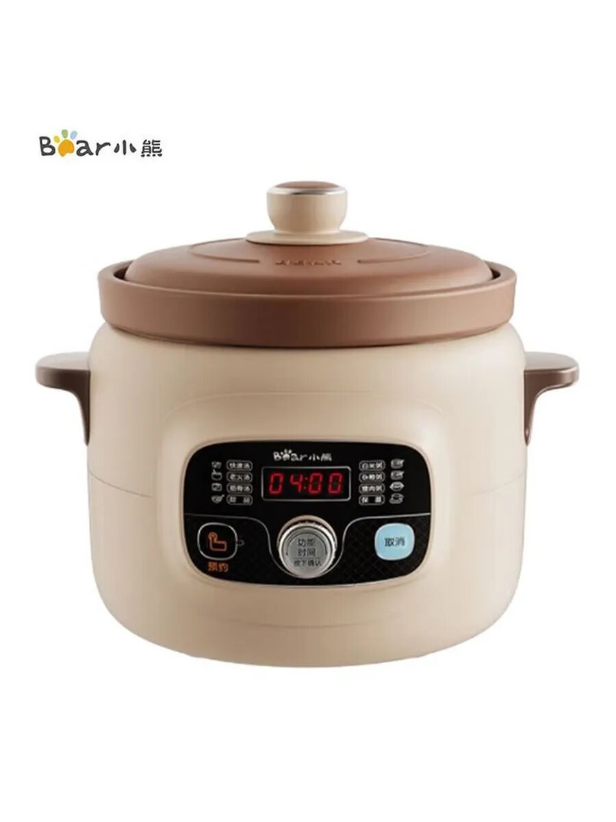 Электрическая мультиварка 4л, глиняный горшок, 2 режима