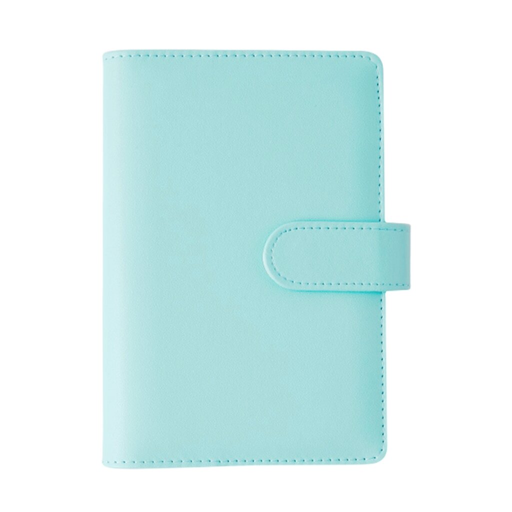 Многоразовый переплет на 6 колец, обложки для блокнотов, Многоразовый кожаный бюджетный переплет с внутренним карманом, эластичная прорезь для ручки