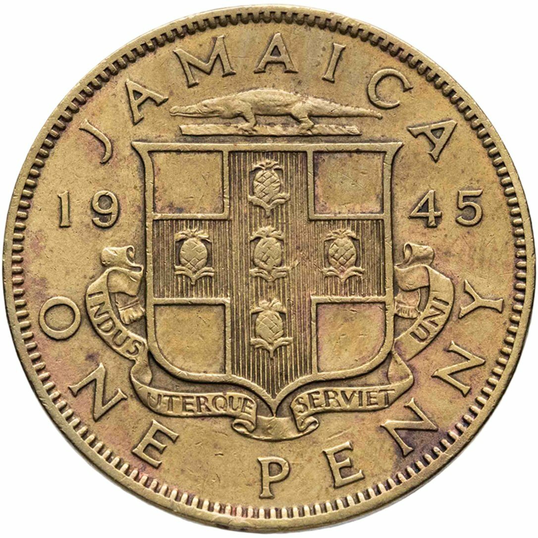 Ямайка 1 пенни (penny) 1945