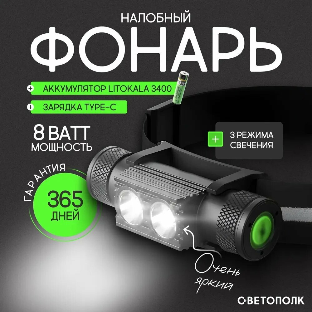 SVETOPOLK Налобный фонарь