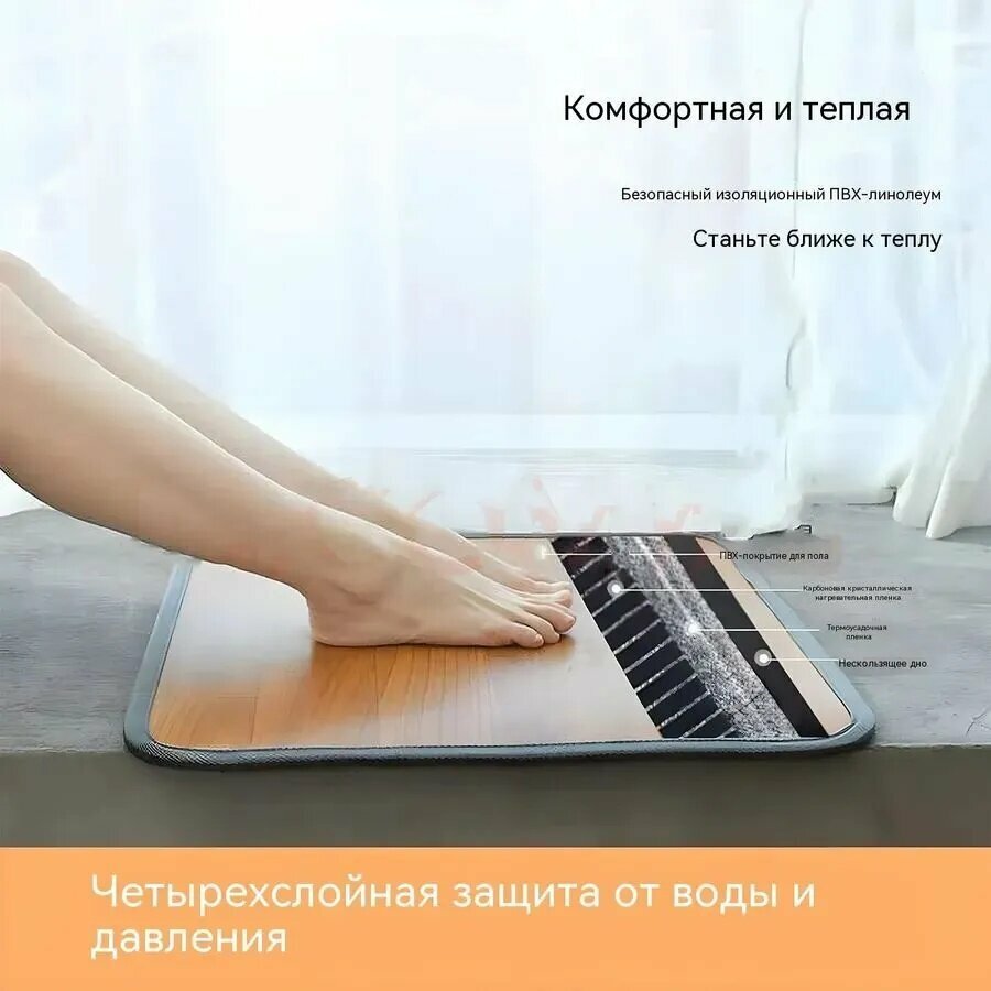 Ковер с подогревом Греющий коврик с графеном