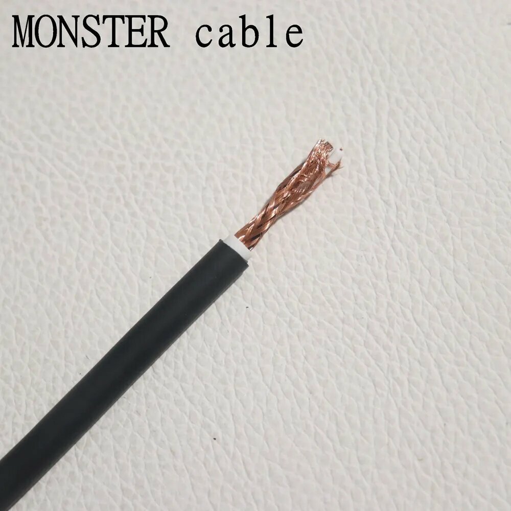 Monster Аудиокабель, 10 м, черный матовый