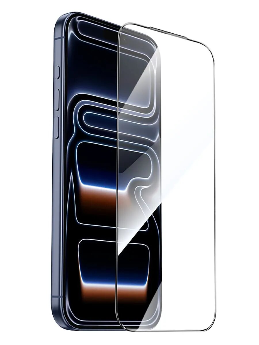 Защитное стекло Hoco G777 iPhone 17 Pro Max, полноразмерное, 3D, цвет черный