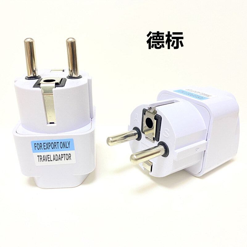 Адаптер немецкого стандарта, европейский стандарт адаптера, европейская розетка, корейский, русский, американский стандарт в немецкий стандарт адаптера