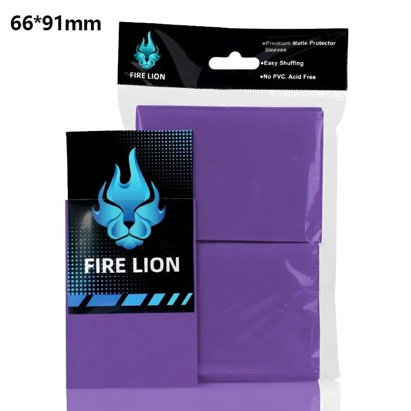 Матовые протекторы для карт, Защитные рукава для игровых и коллекционных карт,100 шт.