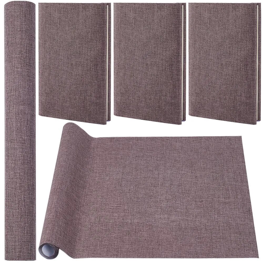 1 шт. имитация льняной ткани с бумажной основой для изготовления бархатной коробки для переплета книг