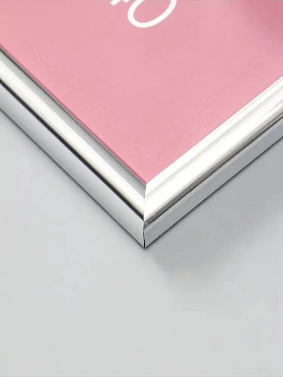 Современная фоторамка 30x40 см в серебре