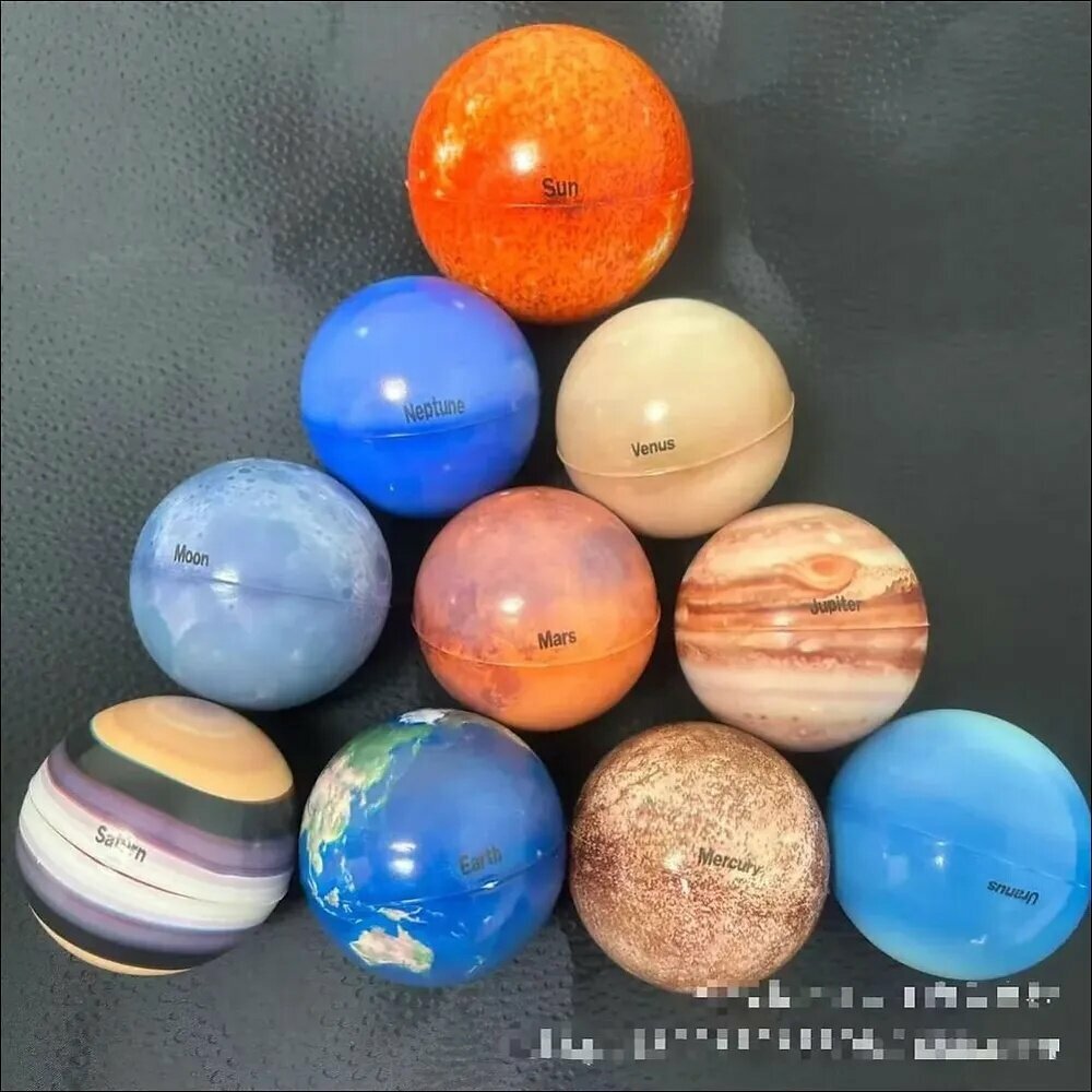 Мячик-попрыгунчик 6 см, антистресс-игрушка для детей, ассорти (1 шт)