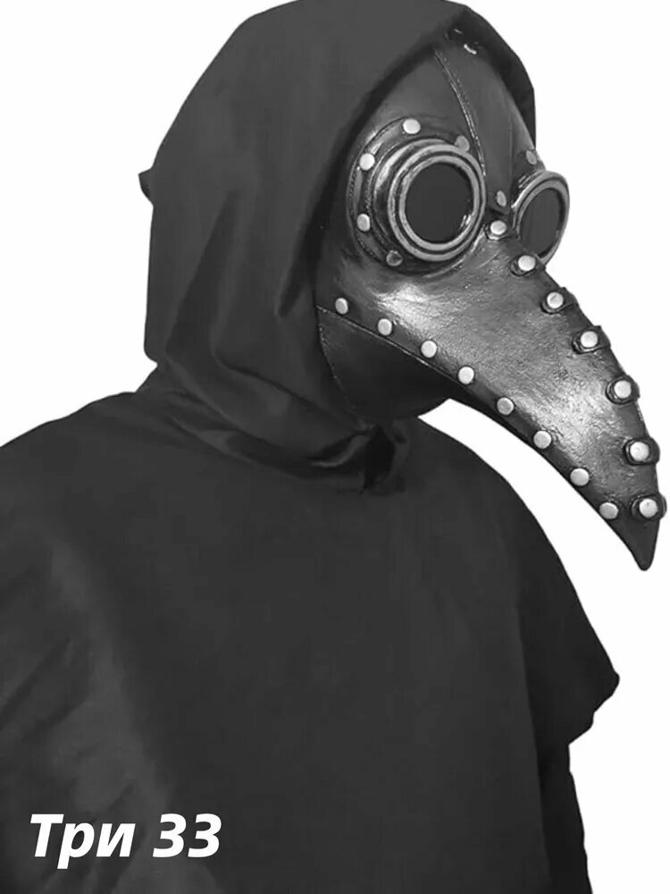 Маска Чумного Доктора. Маска черного ворона. , аксессуары для вечеринок, косплей