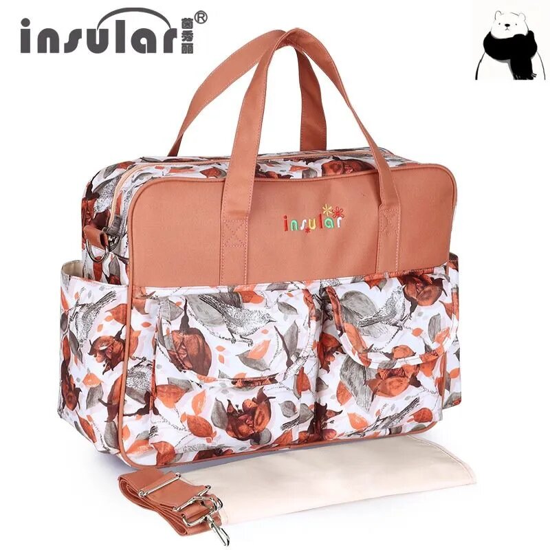 Diaper bag Сумка органайзер для коляски и мамы с термокарманами