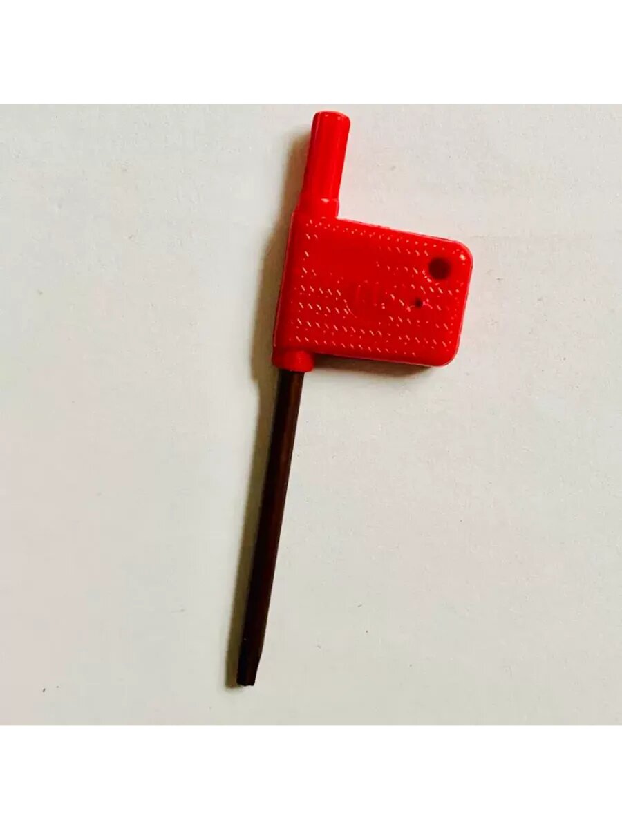 Ключ Т-образный CNC T15 красный флаг, сталь S2