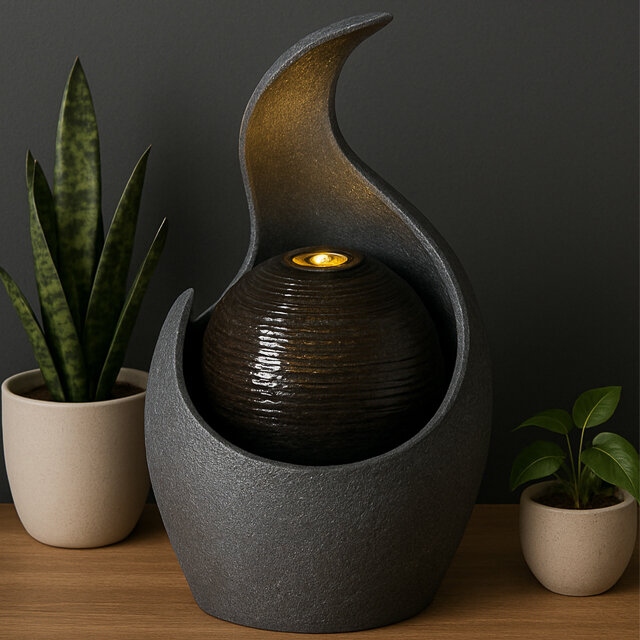 Декоративный фонтан Leggero 38*24 см с LED подсветкой, Koopman, 795202290