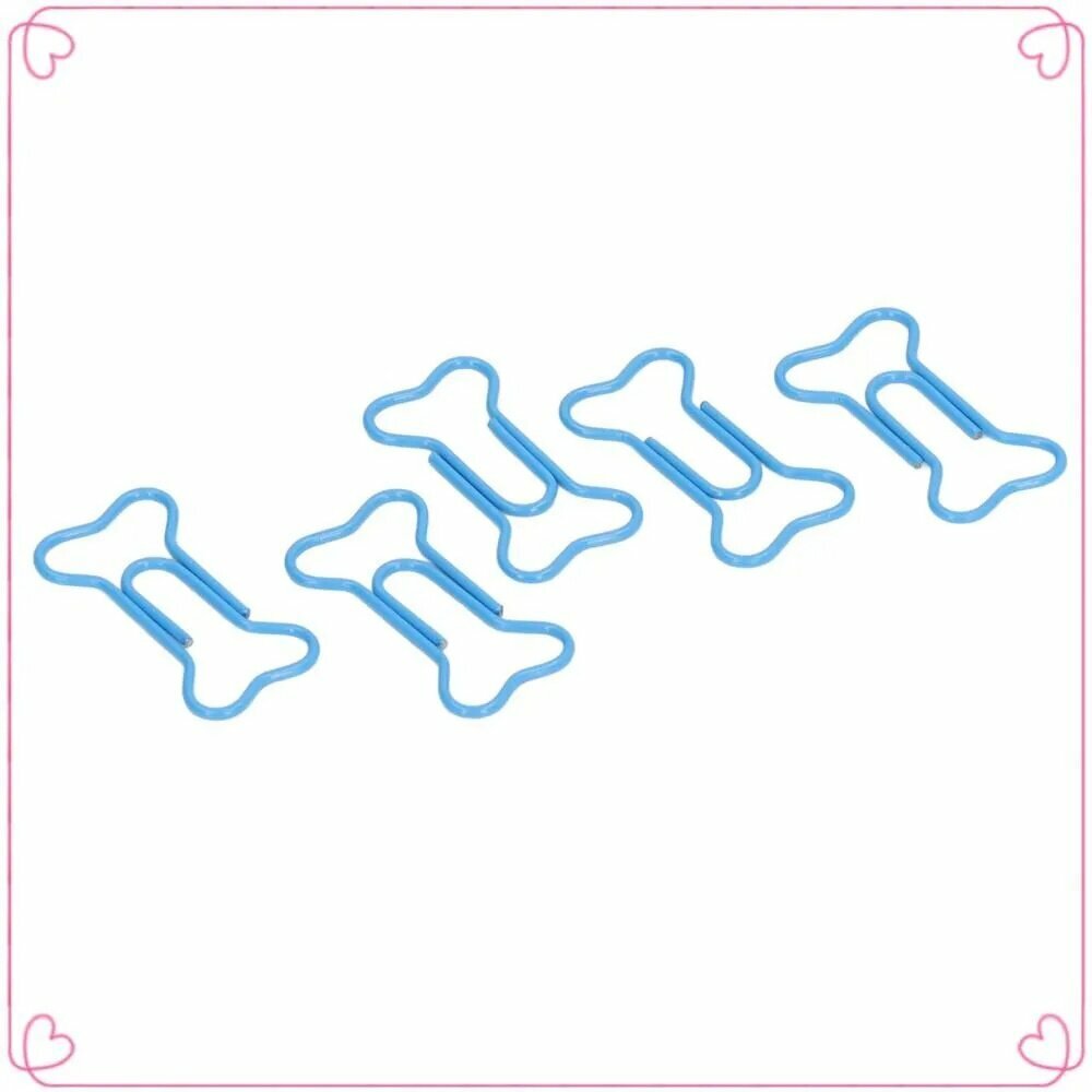 Скрепки в виде костей, прочные и стильные, для документов и офисного использования