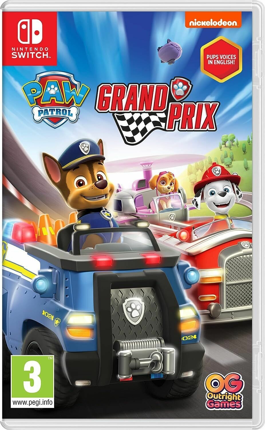 Игра PAW Patrol: Grand Prix (английская версия) для Nintendo Switch