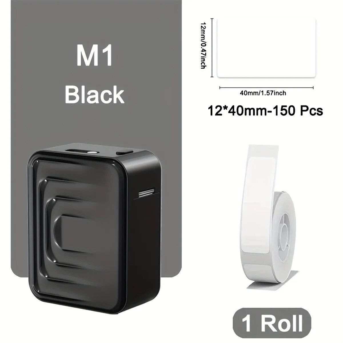 Marklife M1 Черный Термопринтер Этикеток 12x40мм