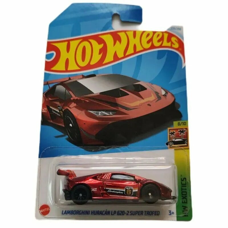 Машинка HOTWHEELS Super Treasure Hunt 1/64 Car LAMBORGHINI HURACAN LP 320-2 SUPER TROFEO 2024-239-HTF43