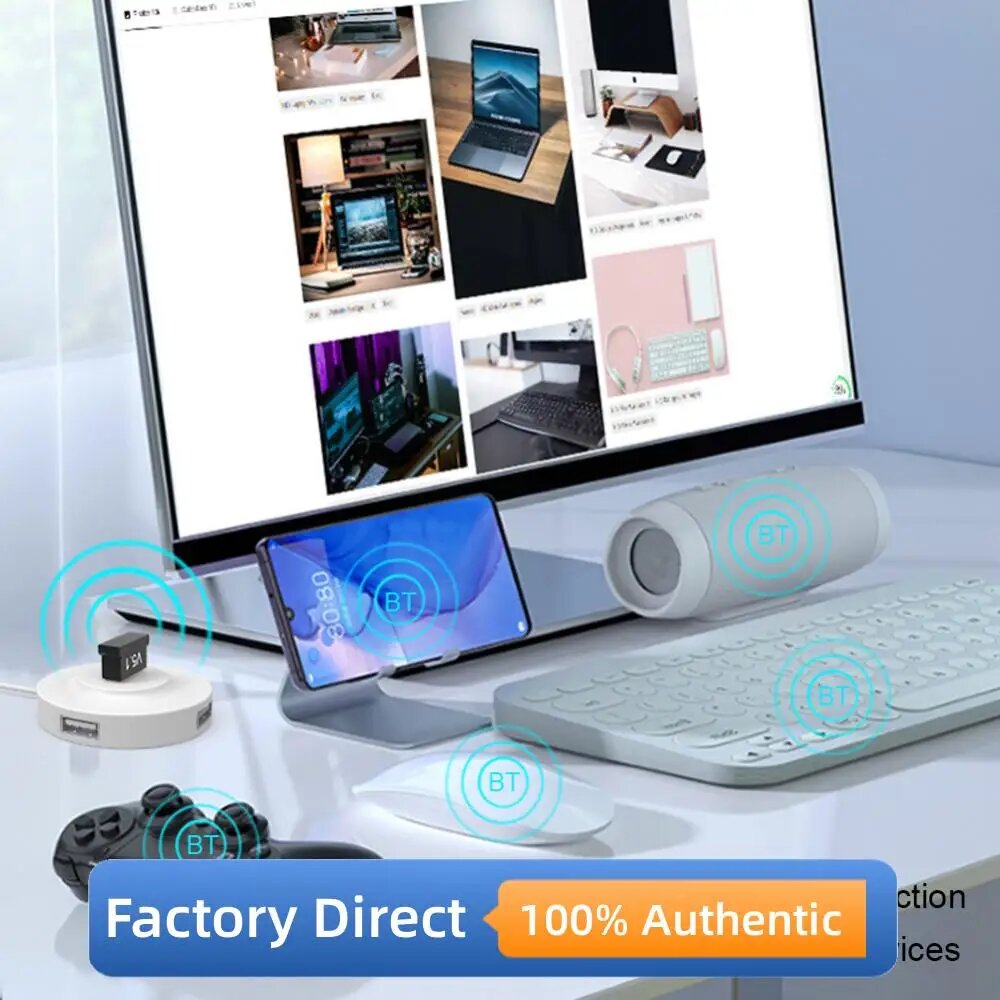 Bluetooth-совместимый передатчик DC5V, беспроводной передатчик, приемник, беспроводной адаптер, приемник для настольного компьютера, портативного ПК