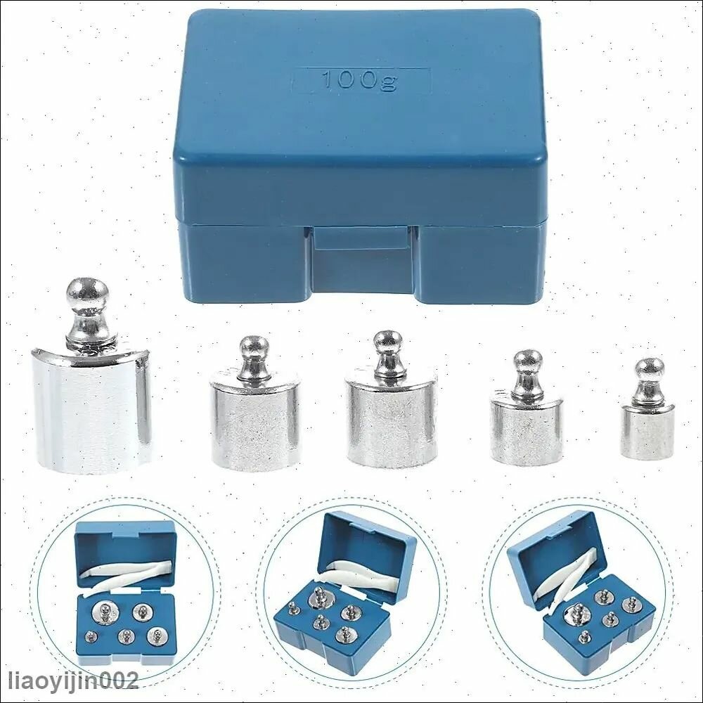 1 набор весов, точность граммов, металлические калибровочные весы с пластиковыми пинцетами
